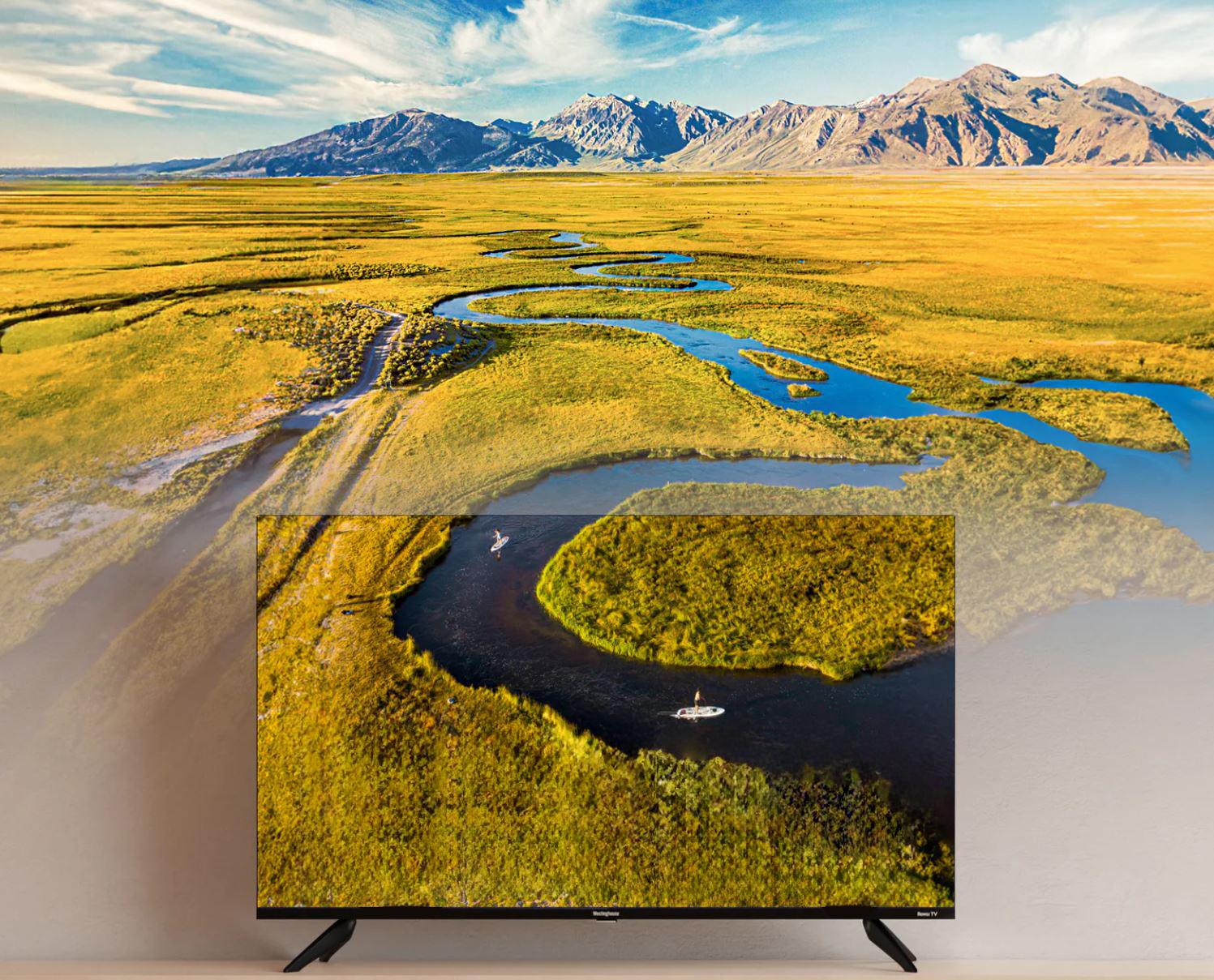 Westinghouse EX Series 43" Edgeless HD Roku TV (WR43EX2300, 2024) - Newegg.com